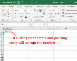 Working in Excel with MM:SS.00 swim times (part 1) – Wrangling with wires